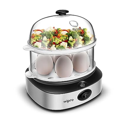 Wipro Vesta 360 Watts 4 in 1 Multicooker Egg Boiler|Concurrent Cooking ...